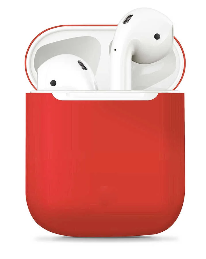 Apple Airpods Kılıf Zore Airbag 13 Silikon Kırmızı - Getmobil