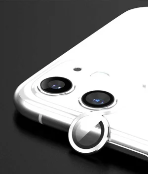 Apple iPhone 11 Zore CL-01 Kamera Lens Koruyucu Beyaz - Getmobil