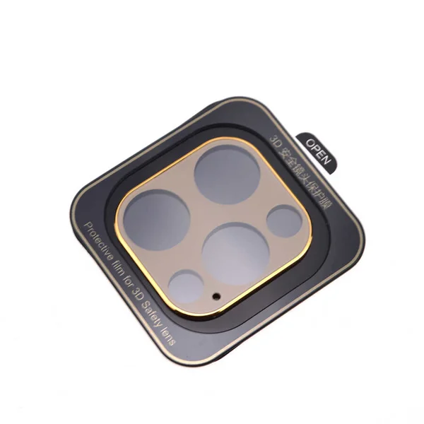 Apple iPhone 12 Pro Max Zore Kamera Koruyucu Gold - Getmobil