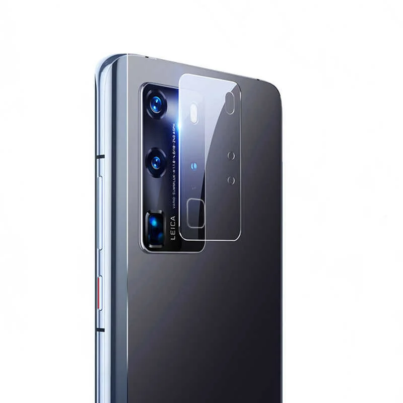 Huawei P40 Pro Zore Kamera Lens Koruyucu Cam Filmi Renksiz - Getmobil